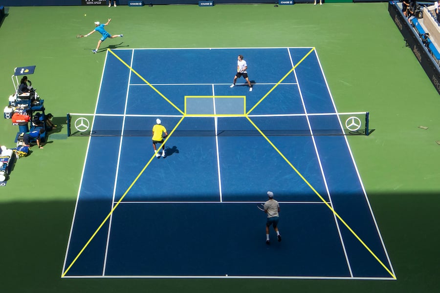 How to play doubles - Controlling the Centre Window