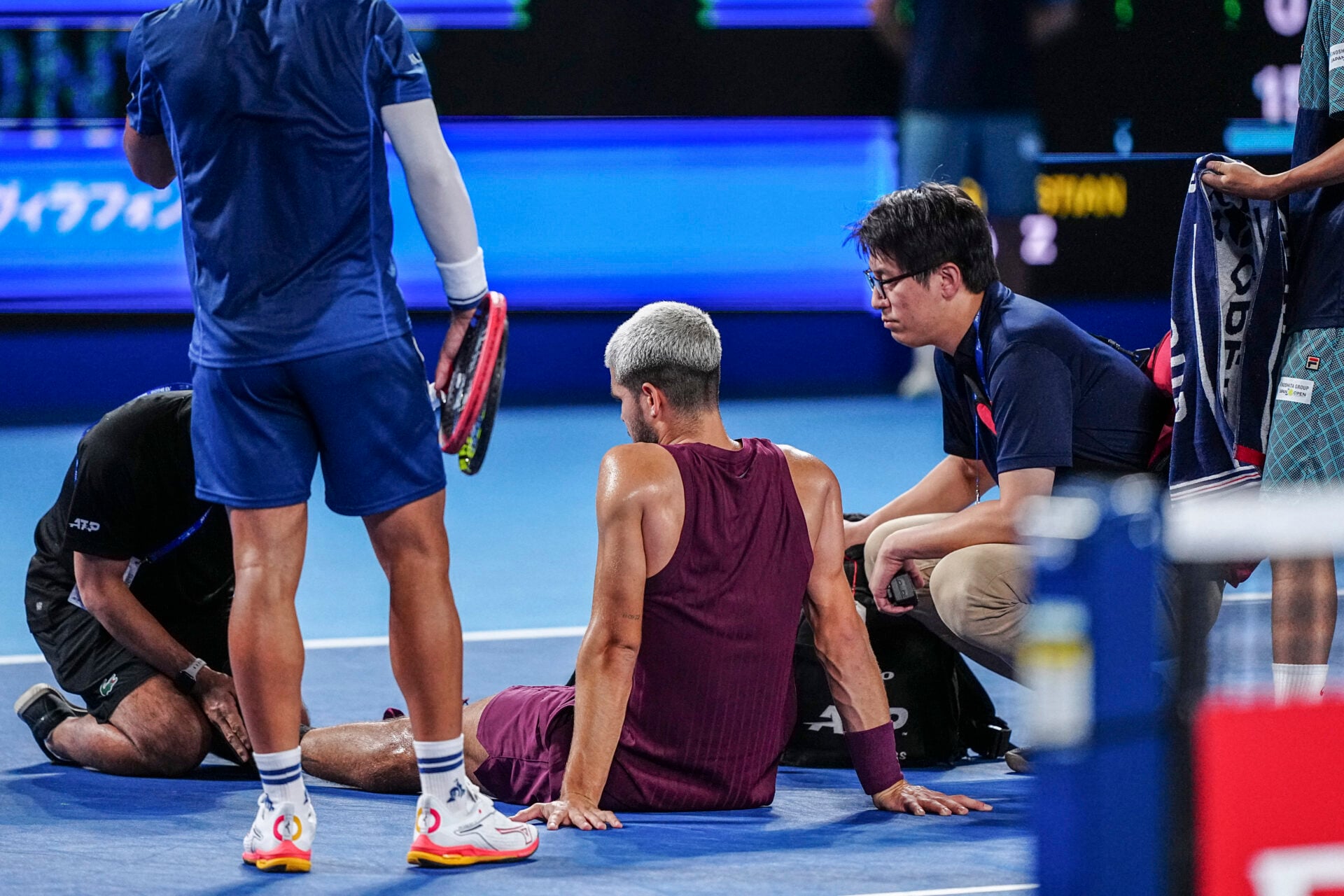 Carlos Alcaraz shares immediate update on his injury after win in Japan ...