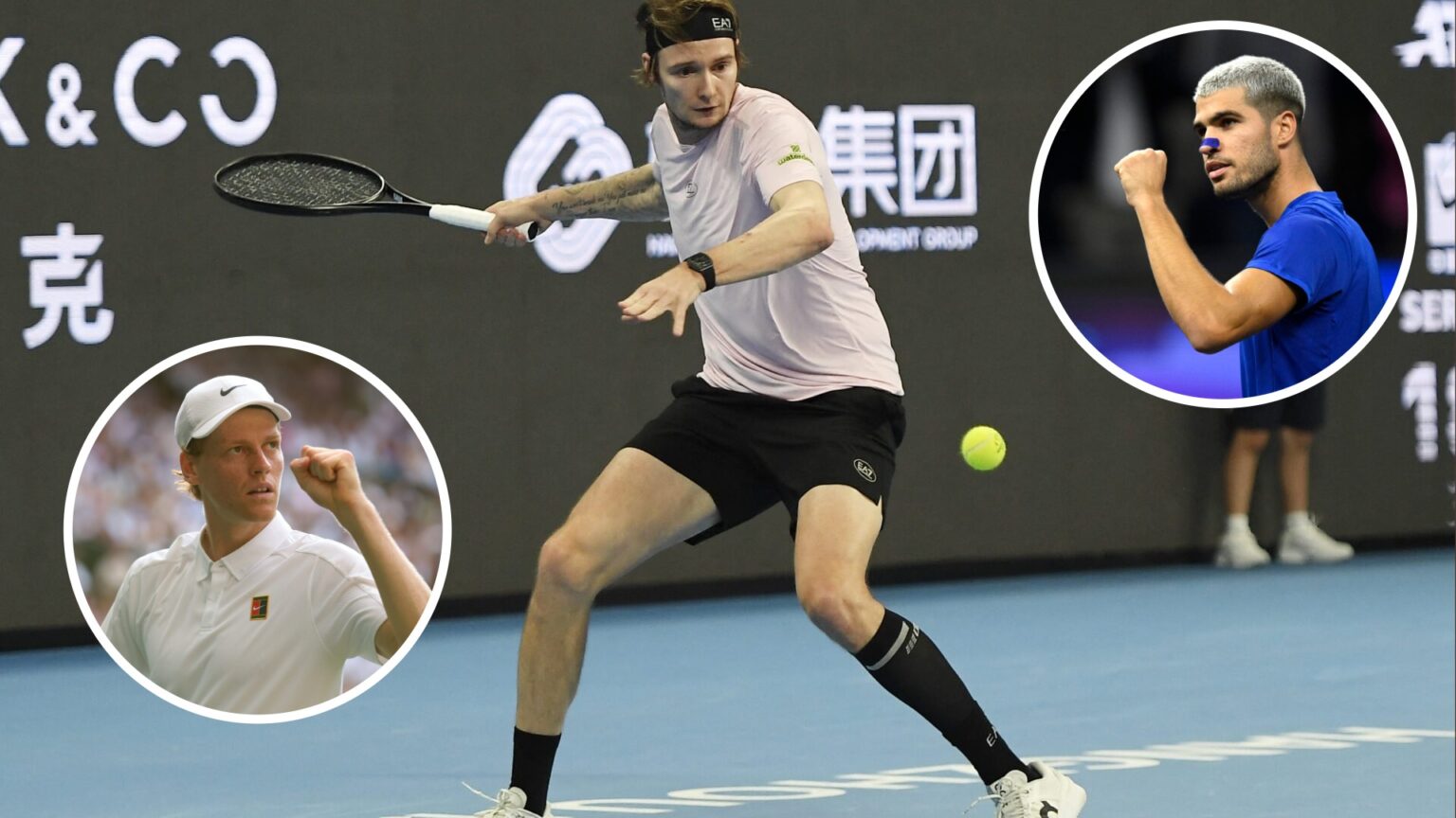 Alexander Bublik has just joined Carlos Alcaraz and Jannik Sinner on an ...