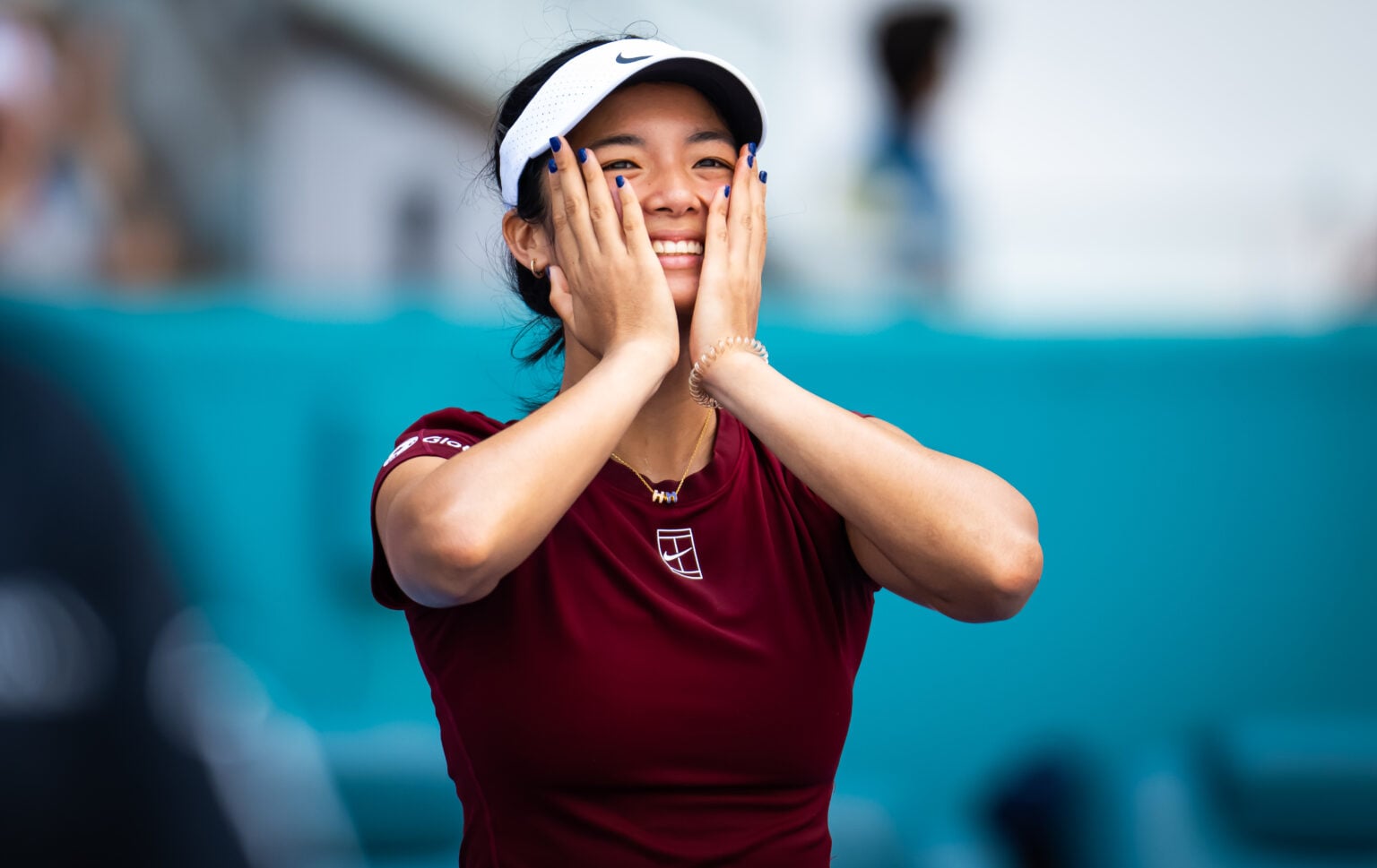 Alexandra Eala's immediate reaction after defeating Venus Williams in ...