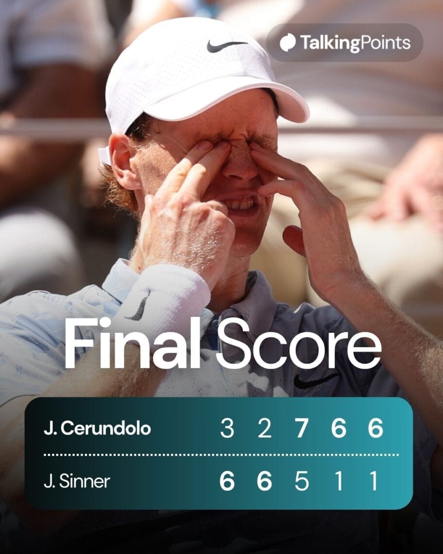 Mats Wilander shares what he noticed right before Jannik Sinner took a ...