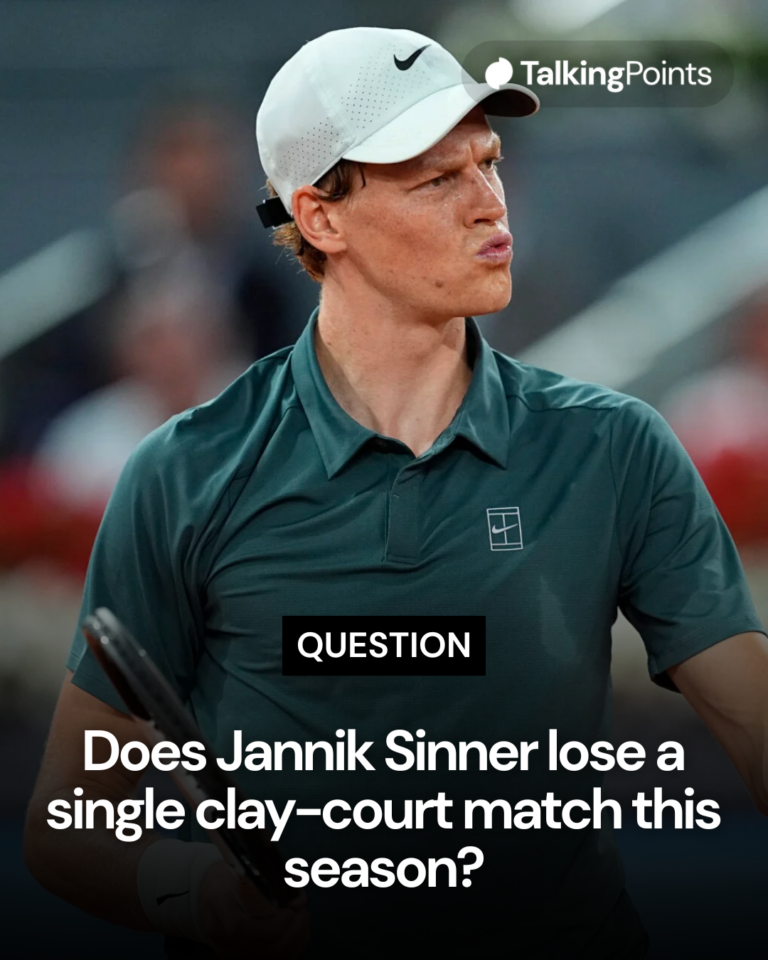 Jannik Sinner names the area of his game that he’s still trying to ...