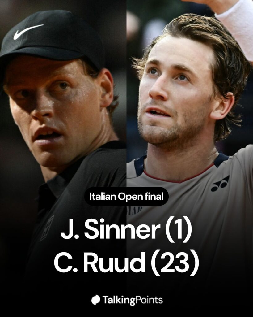 Jannik Sinner gives update on his fitness levels ahead of Rome final vs ...